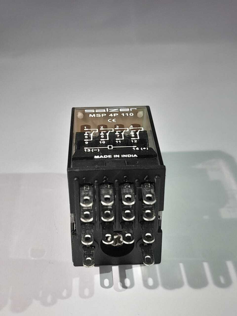 Salzer Glass Relay 4pole 110v Dc Msp4p110 at 284.38 INR in Rajkot ...