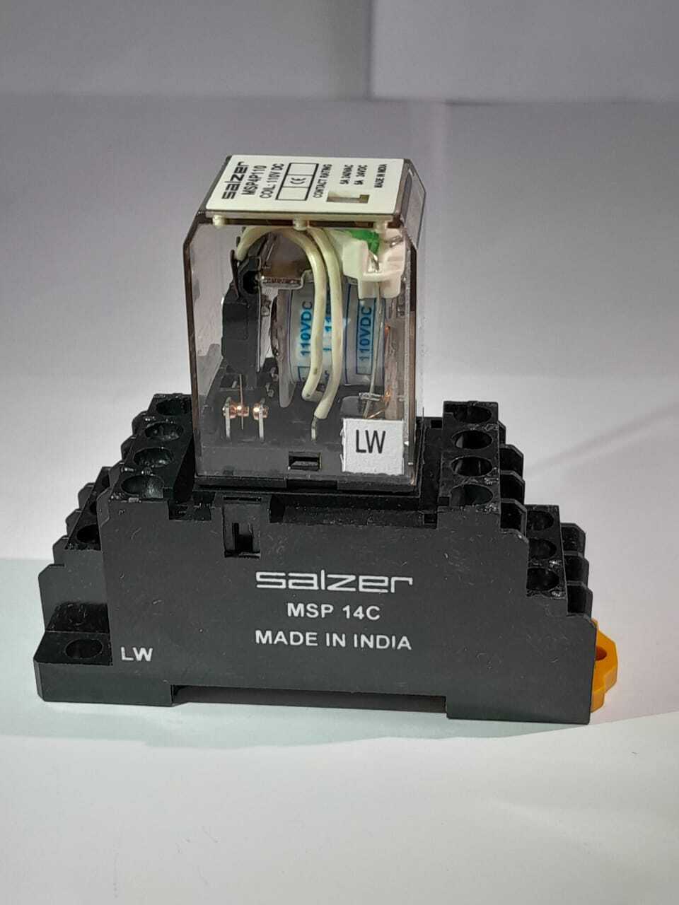 Salzer Glass Relay 4pole 110v Dc Msp4p110 at 284.38 INR in Rajkot ...