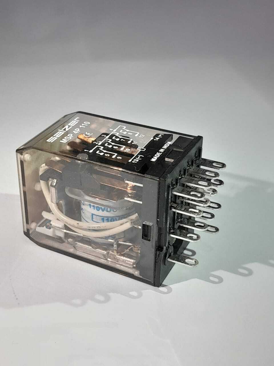 Salzer Glass Relay 4pole 110v Dc Msp4p110 at 284.38 INR in Rajkot ...