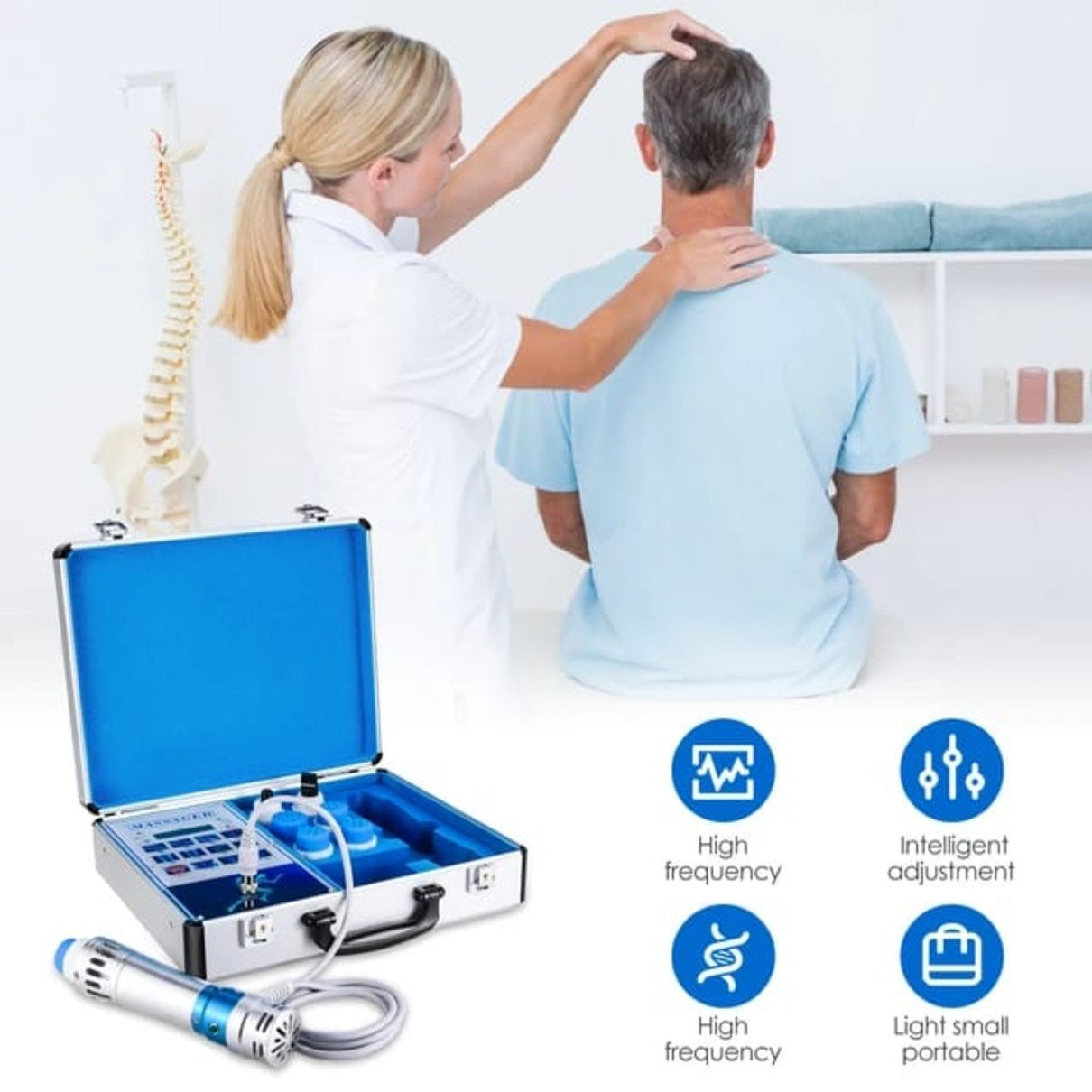Touch Screen Shockwave Therapy For Personal Use Digital Therapy Machine ...