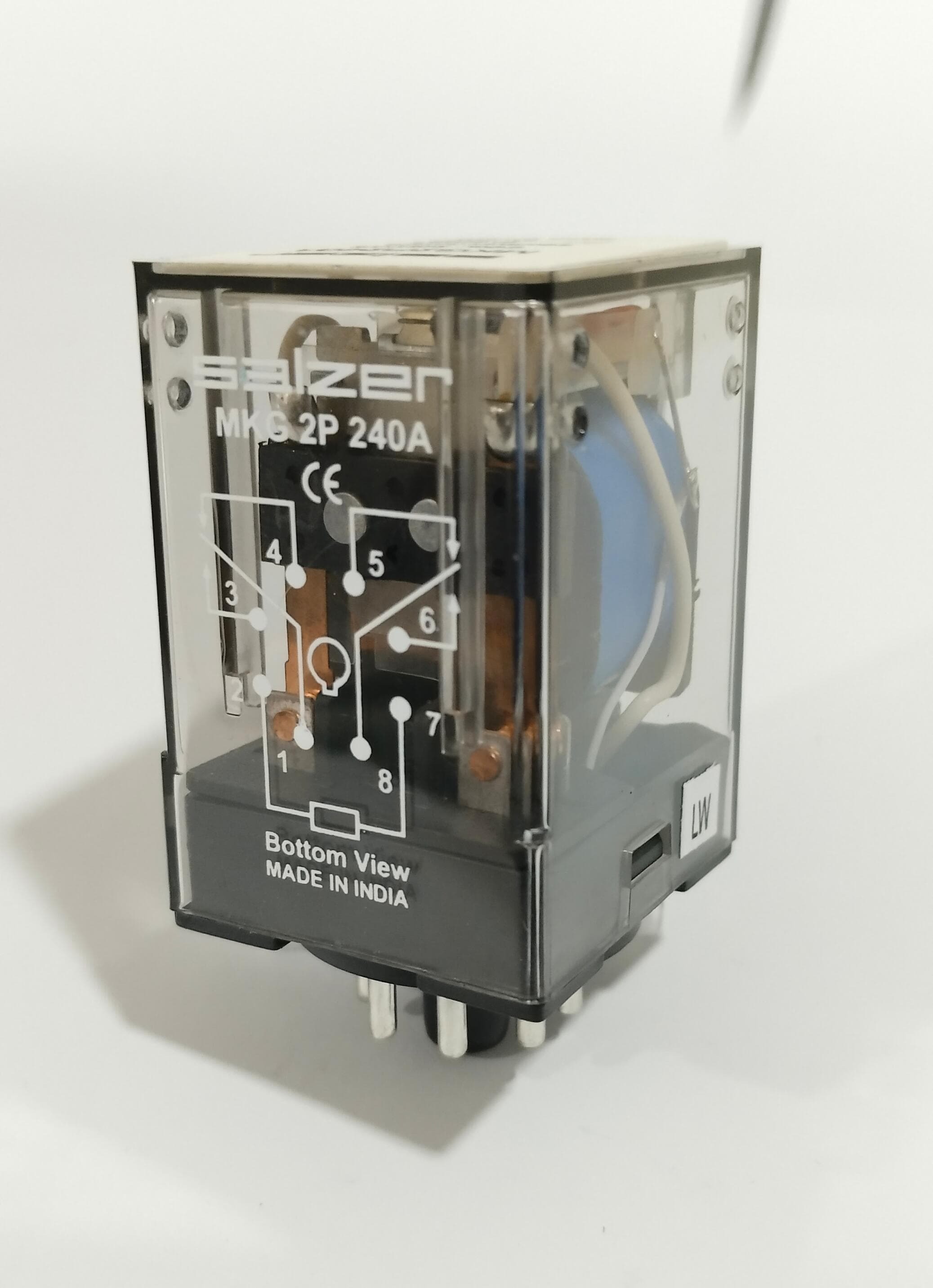Relay Mkg2p240a 240v Ac 2p - Salzer at 383.50 INR in Rajkot | Akshar ...