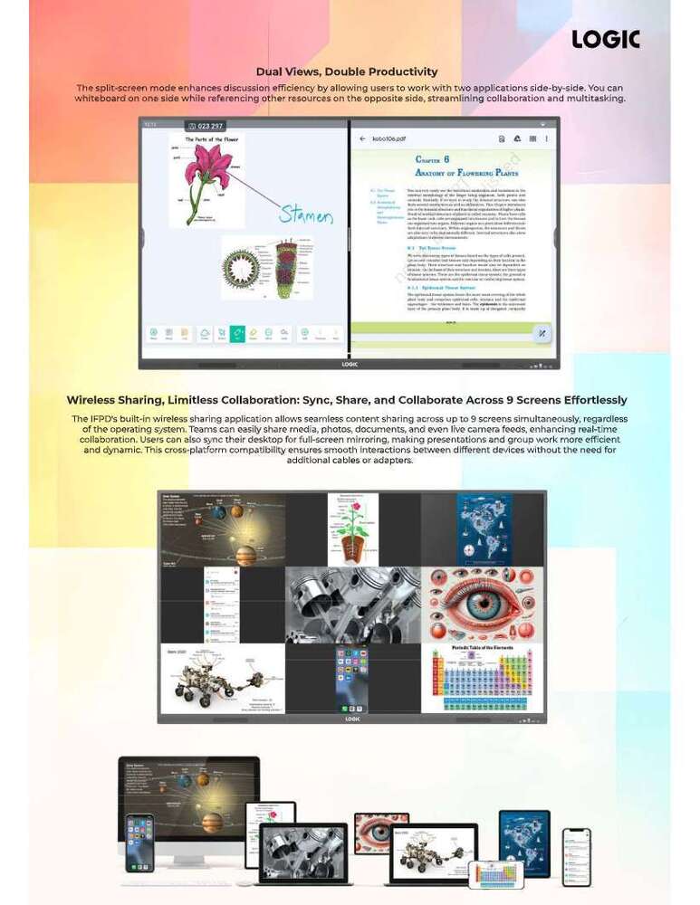 Black 55 Inch Smart Interactive Flat Panel at Best Price in Indore ...