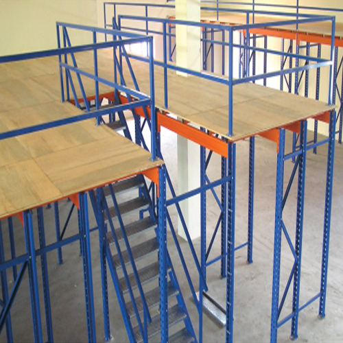 Mezzanine Floor Storage System - Ms Metal, Up To 15 M, Blue Paint ...