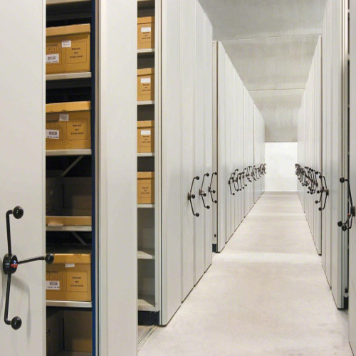 Industrial Mobile Compactor Storage System - Height: 3 Meter (m) at ...