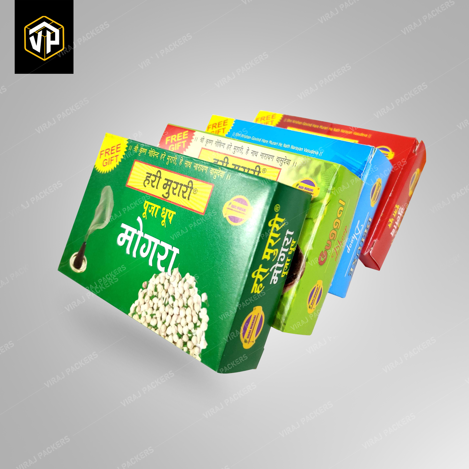 Customized Dhoop Packaging Box - Eco-friendly Kraft Paper, 6x2x1 Inches ...