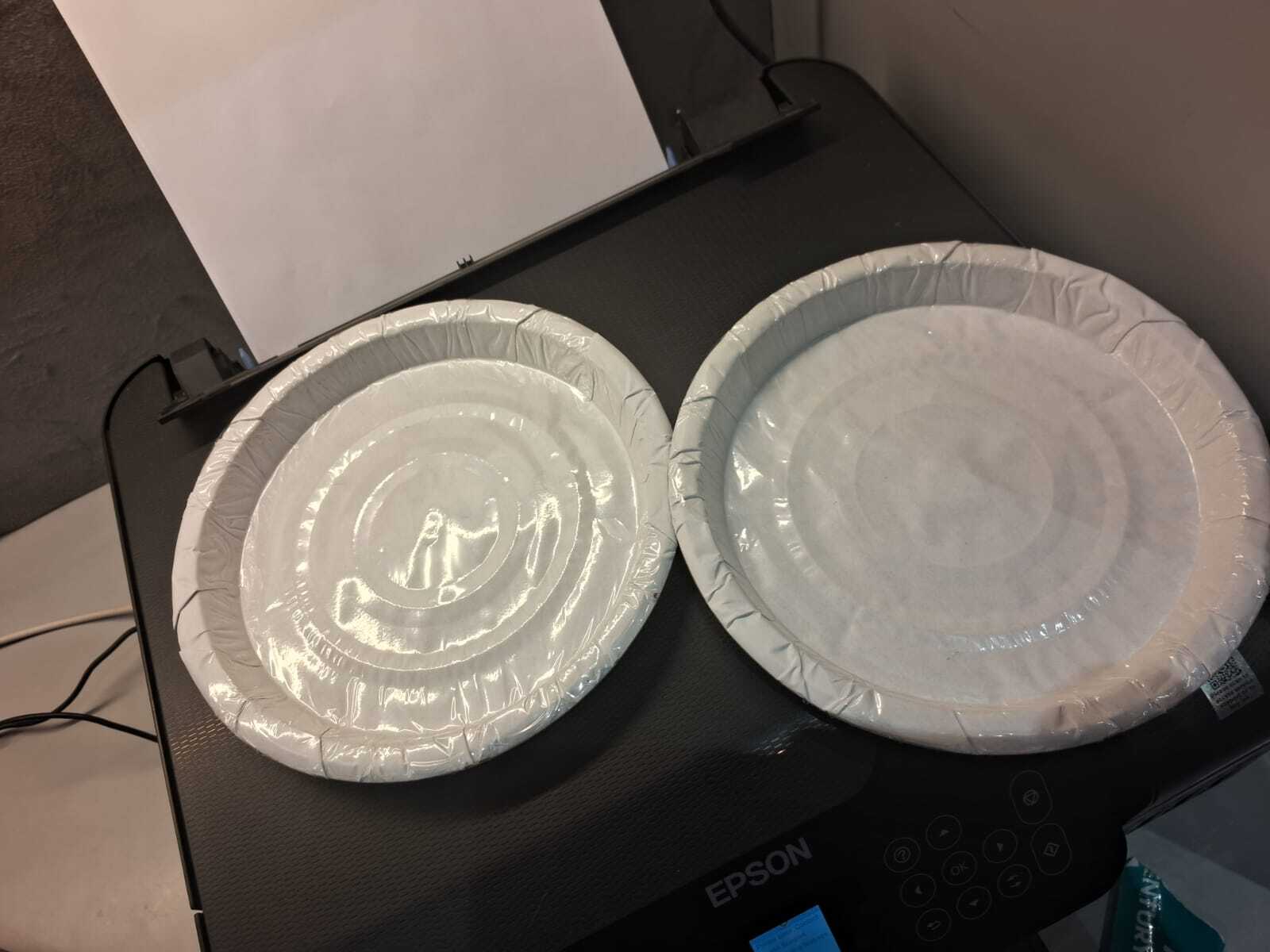 White Chila Paper Plate at Best Price in Delhi | Krrish Impex