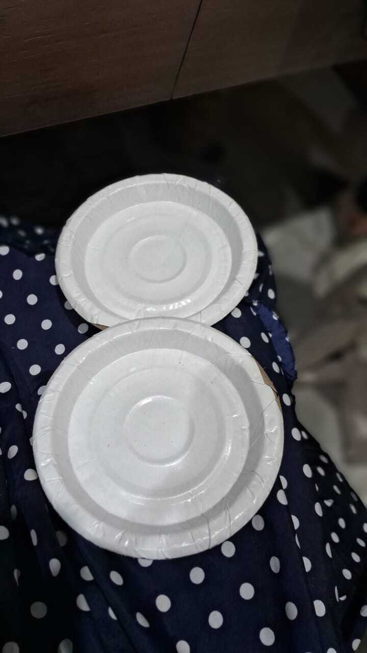 White Chila Paper Plate - White Paper, 8" Diameter | Disposable, Eco ...