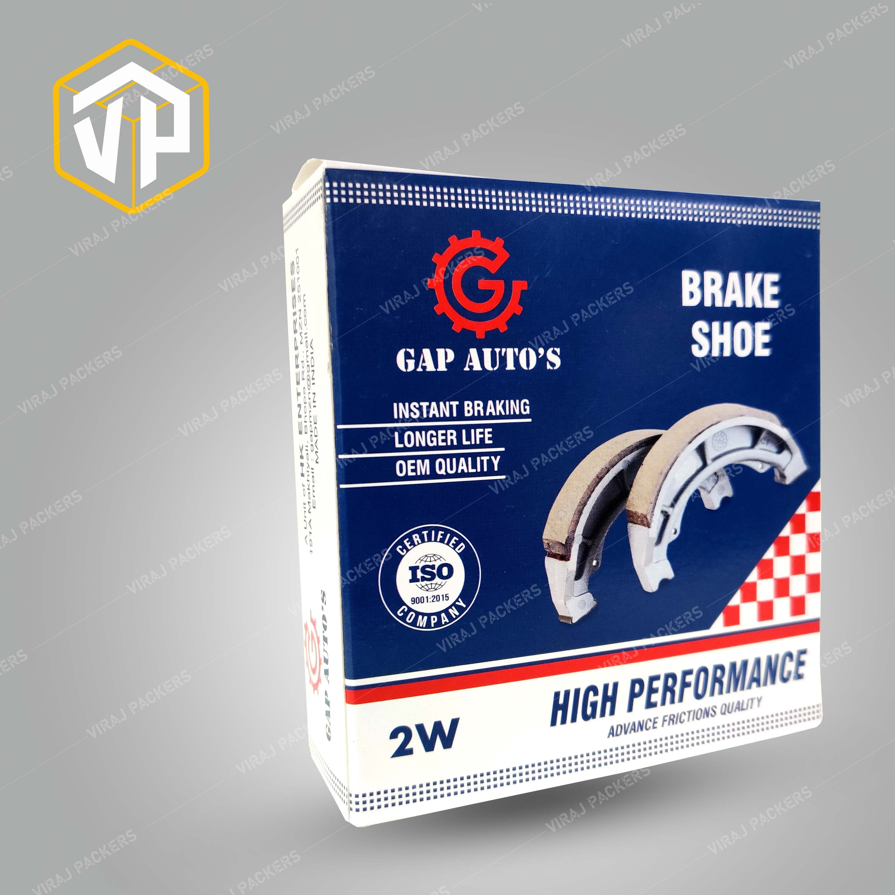 Brake Shoe Auto Parts Packaging Box Manufacturer - Durable Paper ...