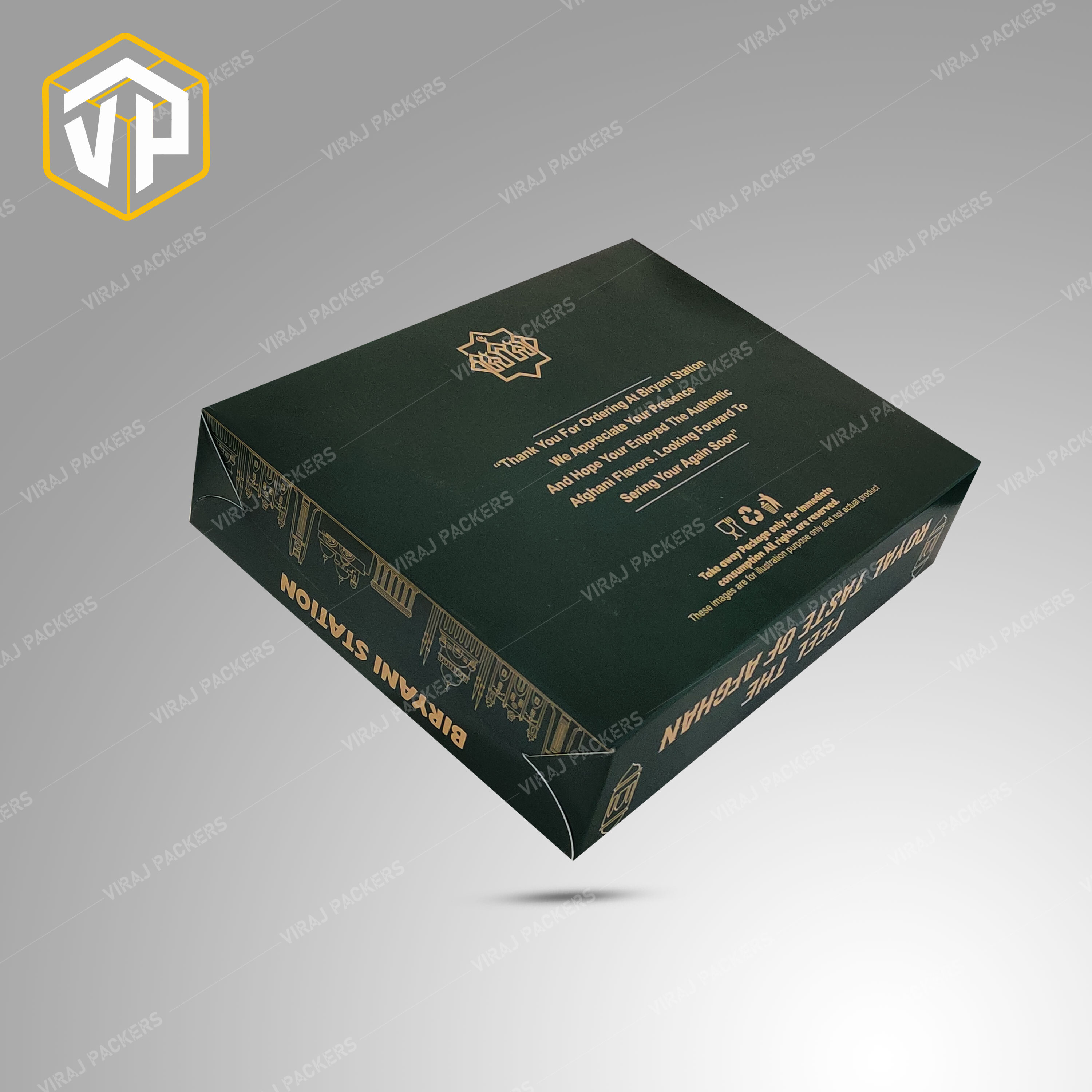 Behrouz Style Biryani Packaging Boxes Manufacturer at Best Price in ...