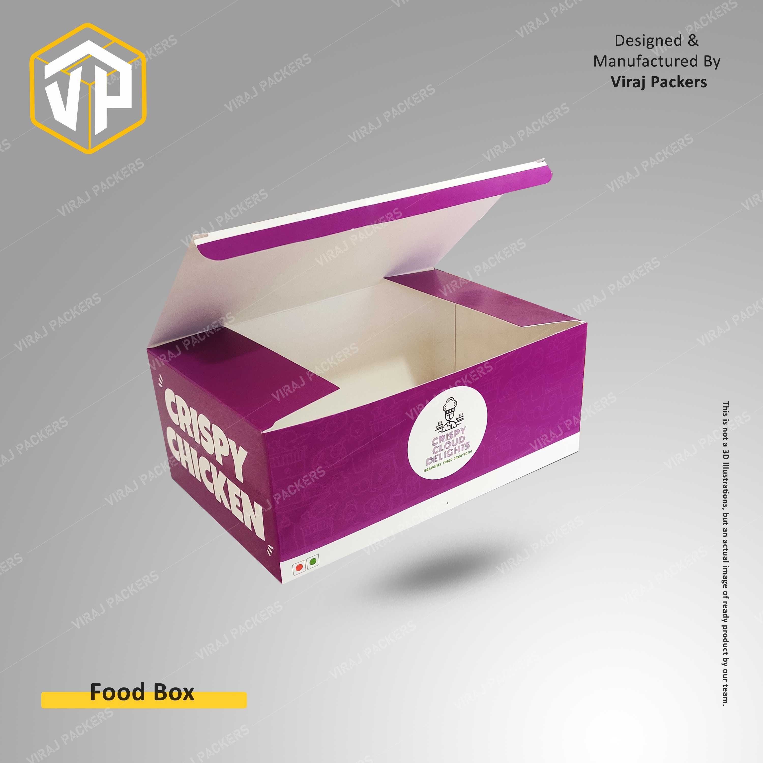 Chicken / Fries / Burger Packaging Boxes Manufacturer - Food-grade ...