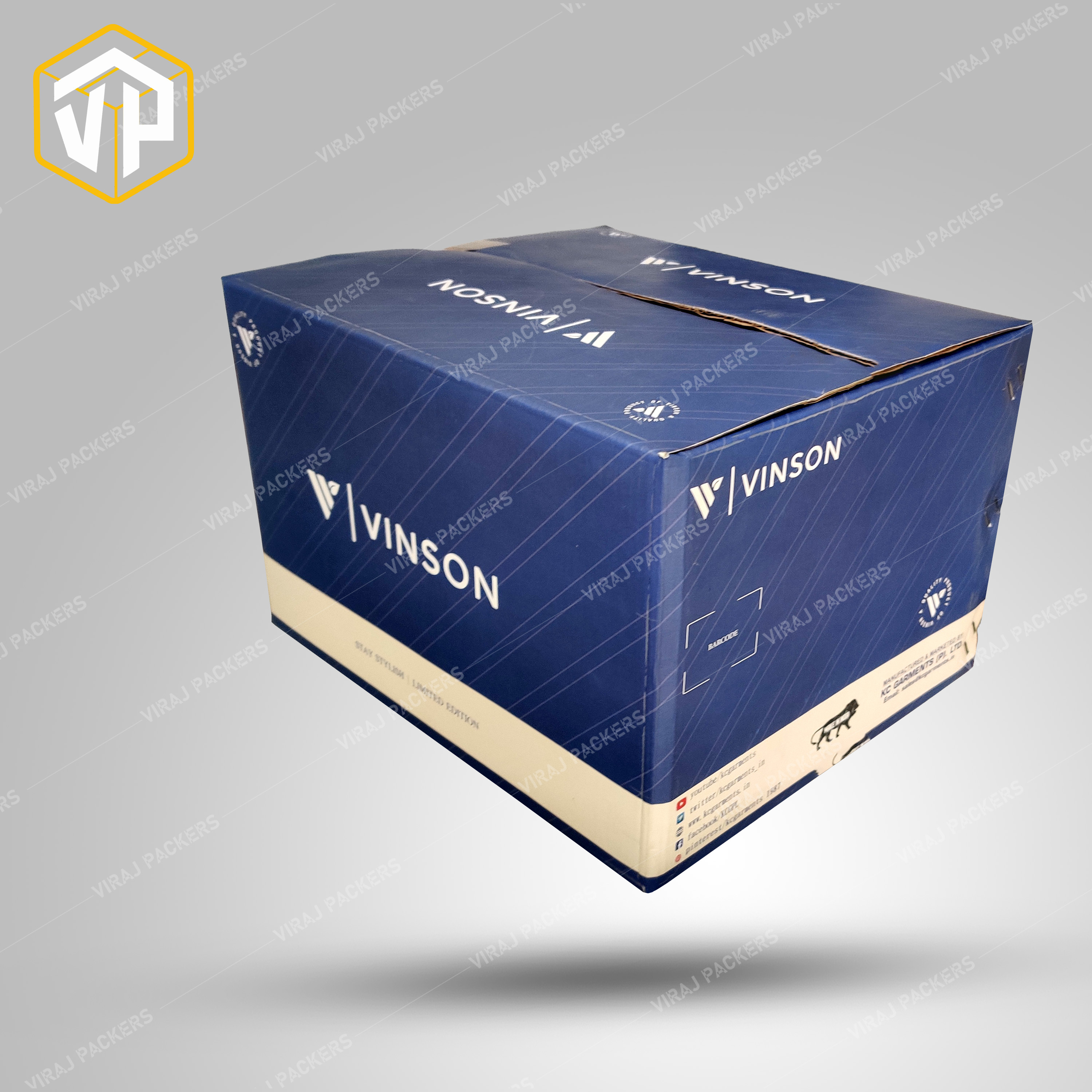 Premium Quality Garment Master Packaging Boxes - Paper Material ...