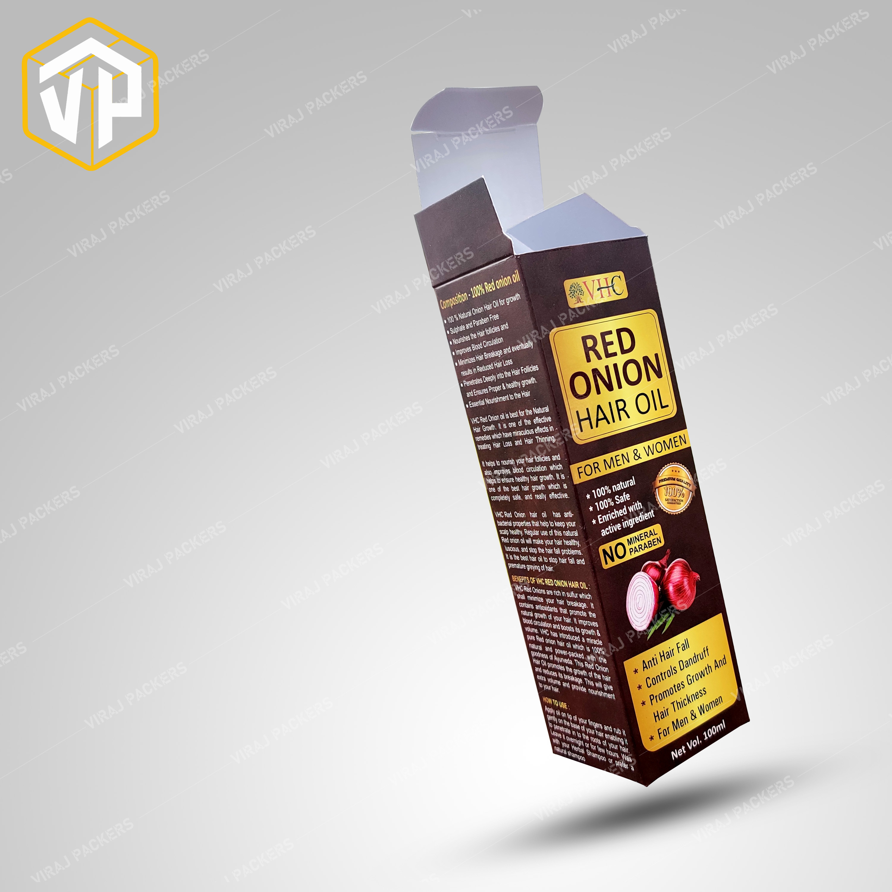 Hair Oil Packaging Box at Best Price in Ludhiana | Viraj Packers