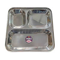 Pav Bhaji Compartment Plates - Color: Silver at Best Price in Delhi ...