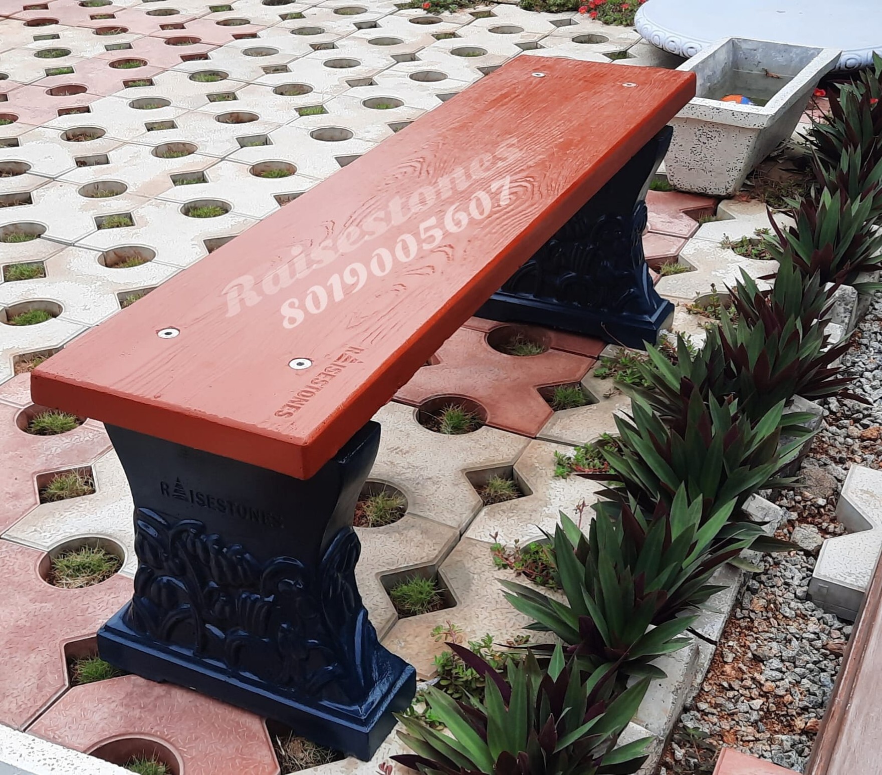 Park Bench Without Backrest - Product Type: Garden Greeenhouses at Best ...