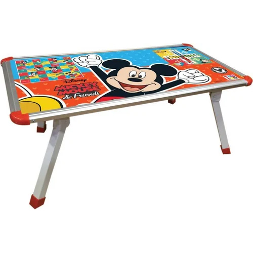 Folding Study Table - High-quality Wood, Rectangular, Multi-colored ...