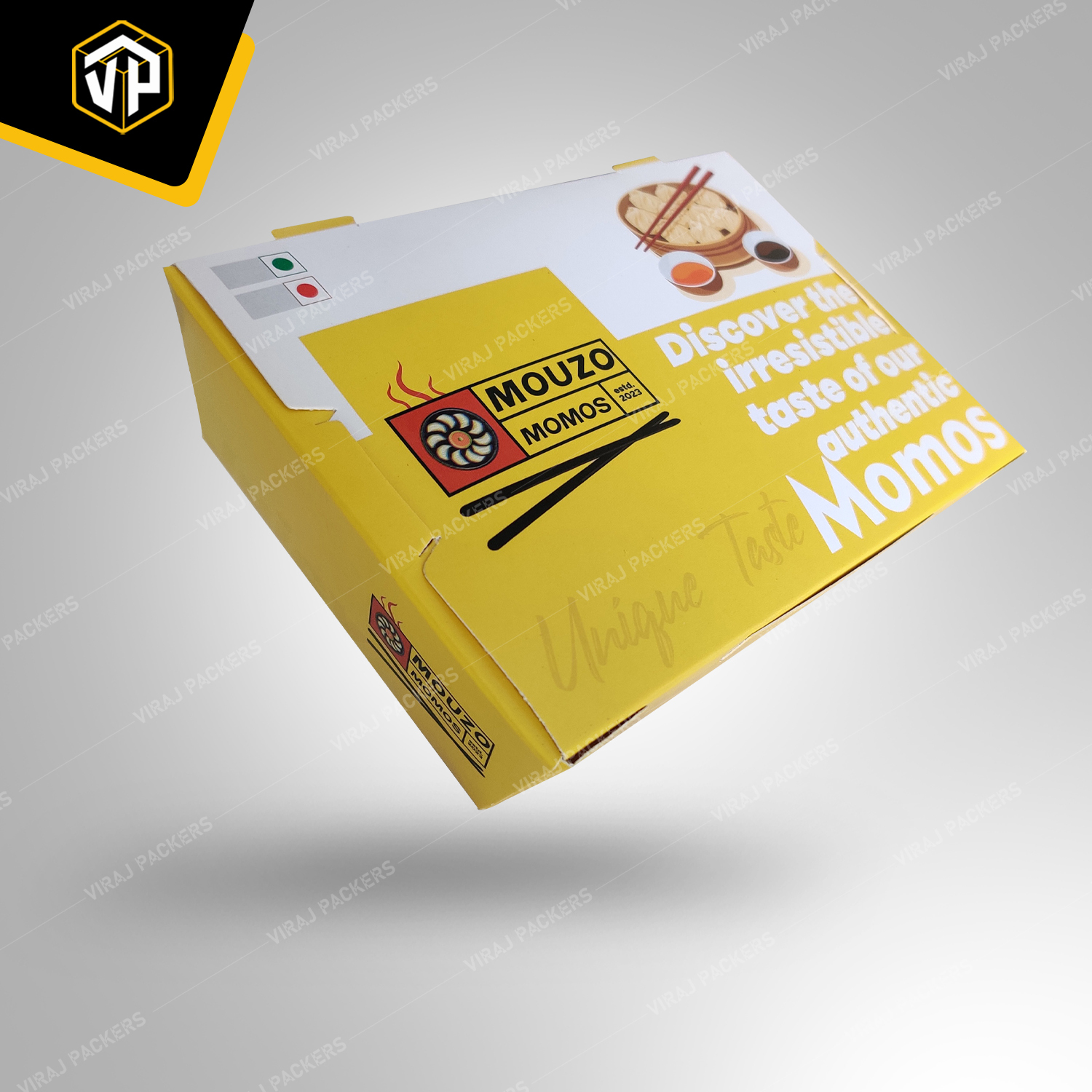 Customized Momos Packaging Box - Eco-friendly Paper, Customized Size ...