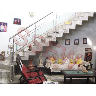 Interior Stair Glass Railings at Best Price in Ludhiana | Excellent ...