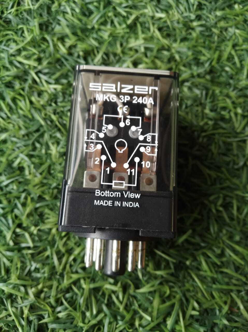 Salzer 8 Pin Relay - Industrial Application | White And Black Color ...