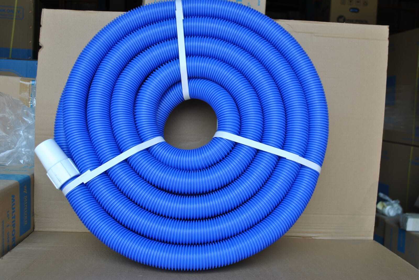 Swimming Pool Vacuum Hose Pipe - Durable, Flexible, Round Blue Hose ...