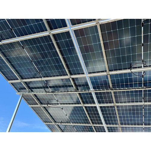 Bi-55-530 530wp 144 Cells Framed Dual Glass Mono Perc Bifacial Solar ...