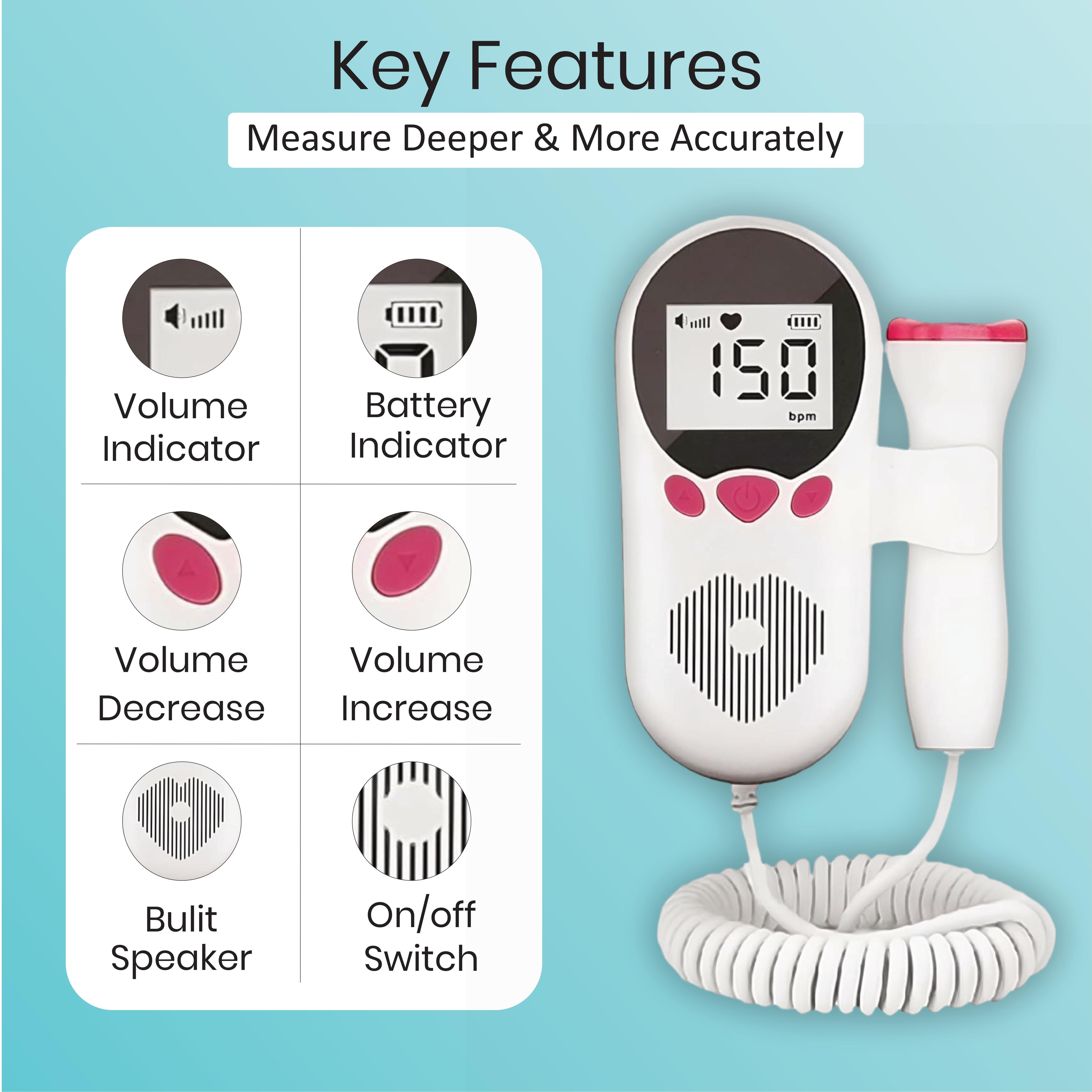 Fetal Doppler Digital at 1003.00 INR in Delhi, Delhi | Osr Medplus