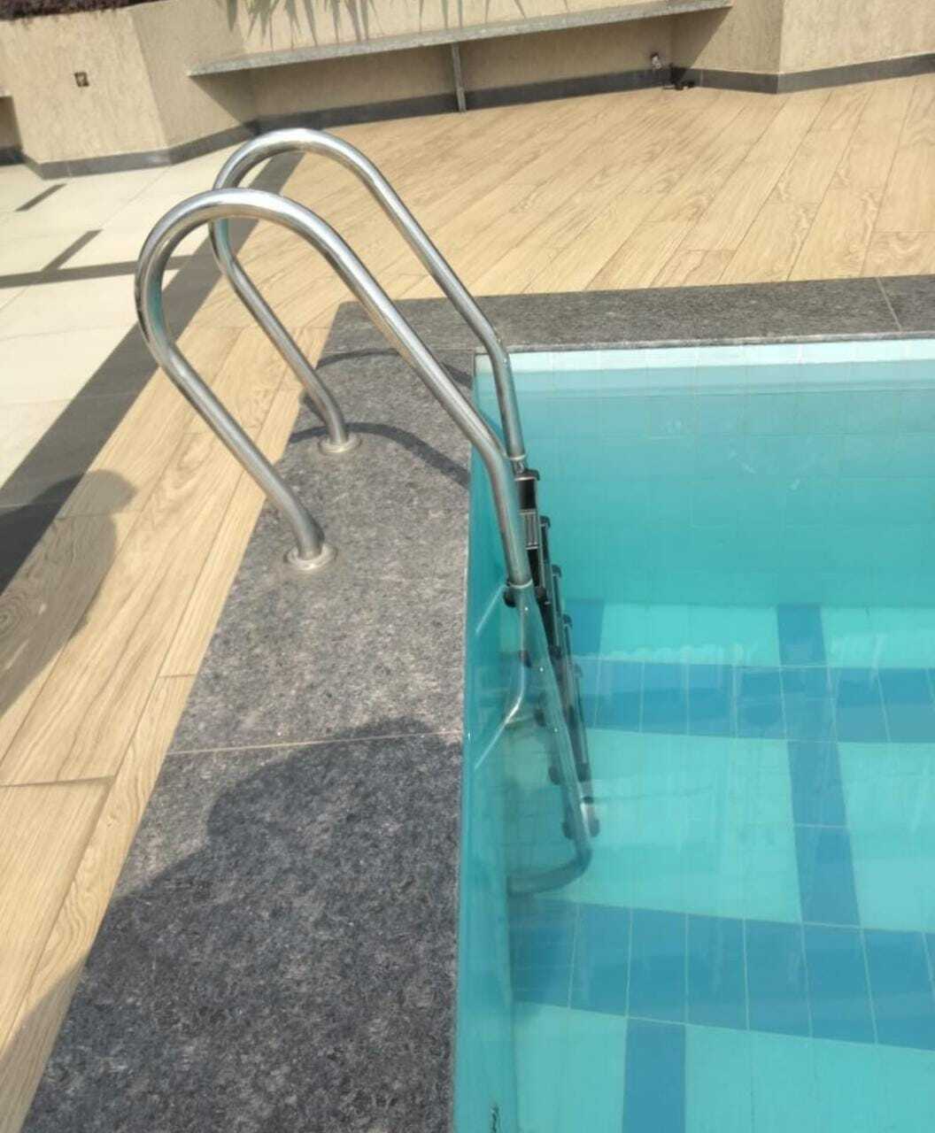 Swimming Pool Ladder - Stainless Steel Ss 304, Different Size, Silver ...