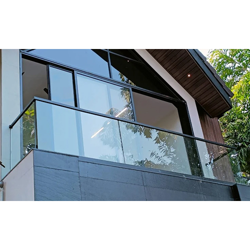 Aluminium Glass Balcony Railing - Feature: Rodent Proof at Best Price ...