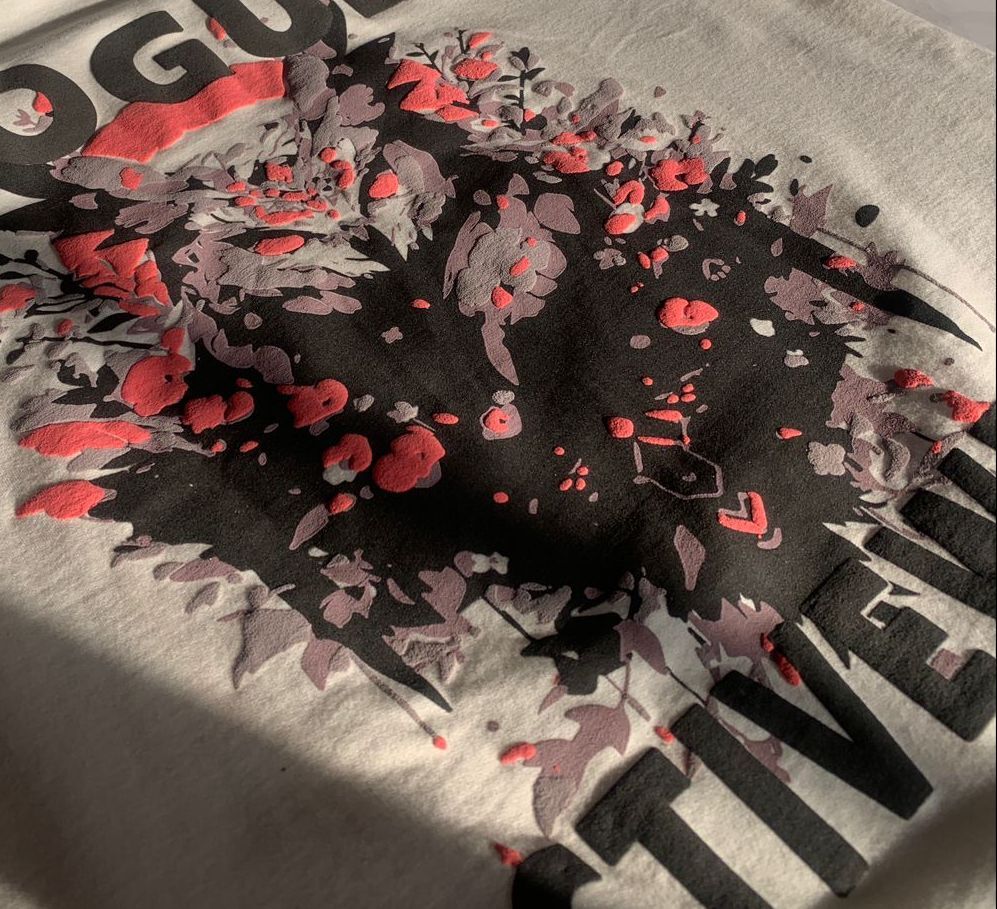 Puff Printing - Cotton, Size S-xxl, Color White | Screen Printing ...