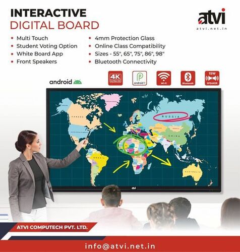 Interactive Digital Flat Panel at Best Price in Jaipur | Atvi Computech ...