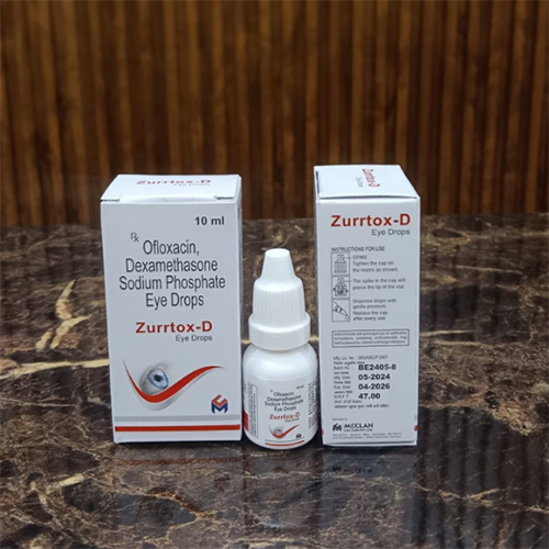 Zurrtox-d Eye Drops - 0.3% Ofloxacin + 0.1% Dexamethasone Sodium ...