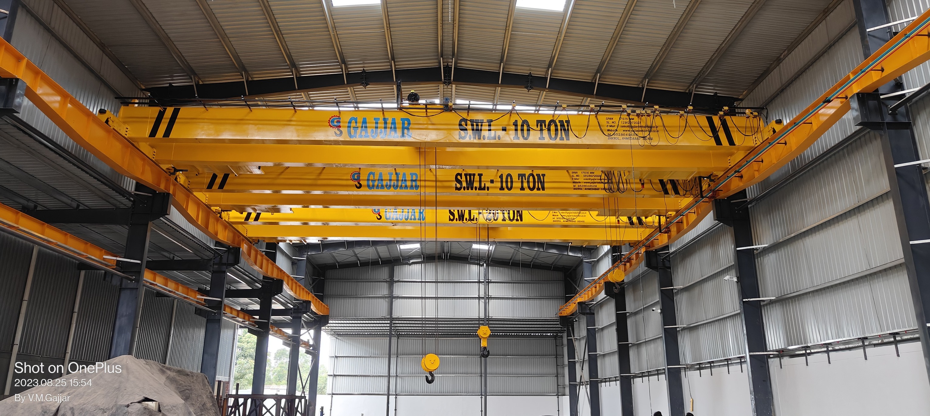 Electric Overhead Crane at 1770000.00 INR in Ahmedabad, Gujarat ...