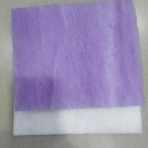 Violet Color Polyester Fiber Polyfill Sheet - Elasticity: Normal at ...