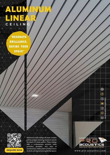 Aluminium Linear Ceiling at Best Price in New Delhi, Delhi | Auditorium Experts