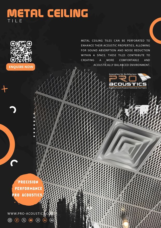 Metal Ceiling - Durable Steel Material | Versatile Design For Easy ...