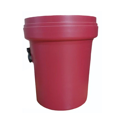 Red Color Plastic Commercial Dustbin - Size: As Per Required at Best ...