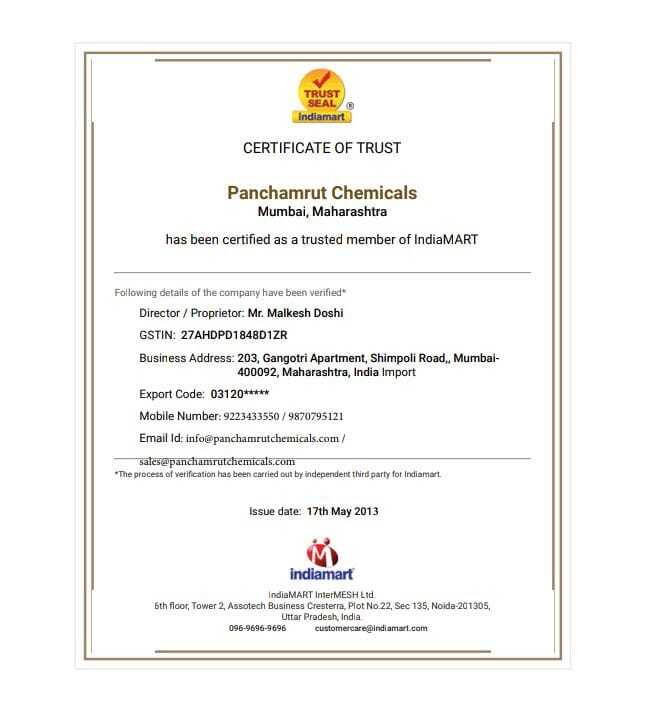 Iso Propyl Alcohol (ipa at 150.00 INR in Mumbai | Panchamrut Chemicals