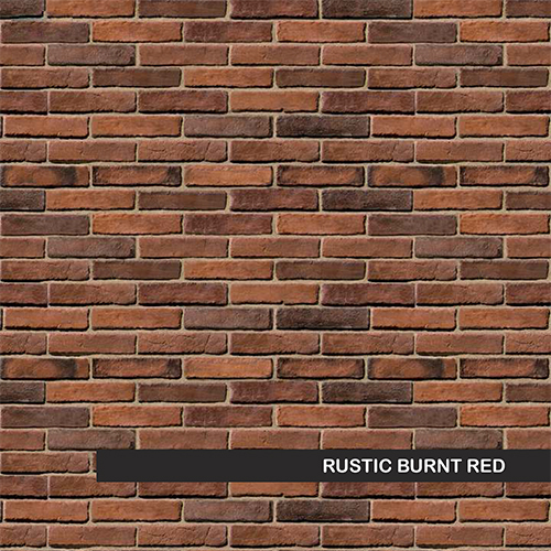 Rustic Burnt Red Wall Bricks Tiles - Size: 60x200mm at Best Price in ...