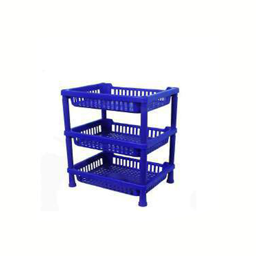 3 Tier Plastic Kitchen Rack - Color: Blue at Best Price in Bankura ...