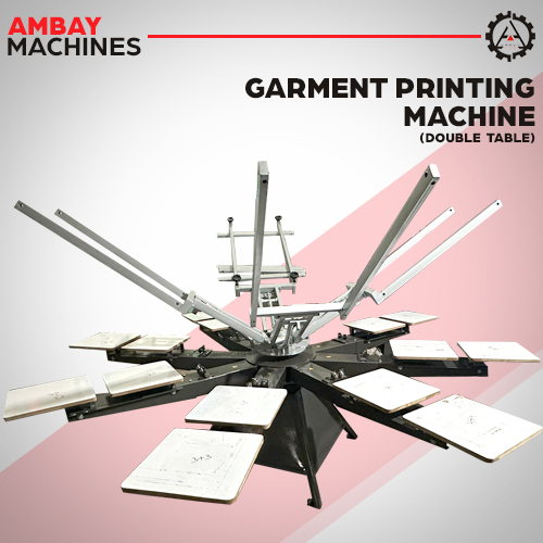 Garment Printing Machine Double Table at Best Price in Ludhiana | Ambay Engineering Works