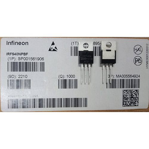 Infineon Irf540npbf Mosfet Transistor - Color: Black at Best Price in Mumbai | Rajratan ...