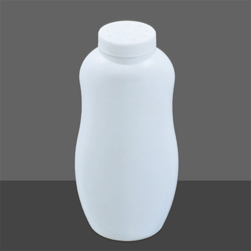 Fancy Shape Talc Bottle - Plastic, Various Sizes Available - White ...