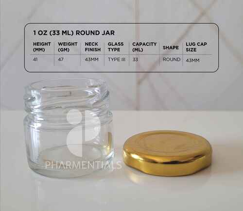 Round Jar With Lug Cap at Best Price in Vadodara | Pharmentials